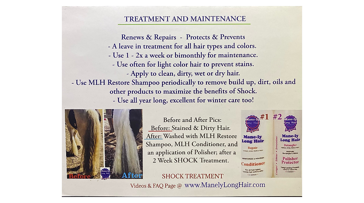 Mane-ly Long Hair SHOCK! Treatment for Tangled Hair