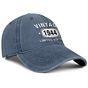 IORTY RTTY 80th Birthday Gifts Men Women Hats Vintage 1944 Limited Edition 80 Birthday Dad Mom