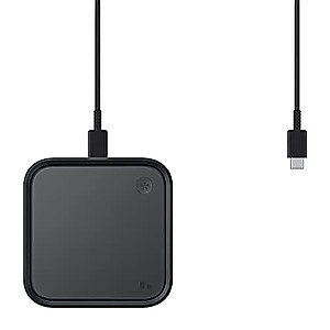 SAMSUNG SmartThings Station with Power Adapter, 15W Super Fast Wireless Charger, Smart Home Hub, 2023, EP-P9500TBEGUS, Black