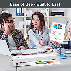 SINCHI 40-Second Warm-up, High Speed, 13-inch Laminating Machine for Business/Office/School/Home, Never Jam Thermal Laminator Machine with Laminating Sheets Starter Kit