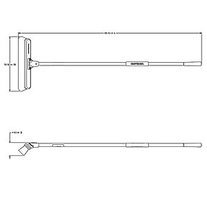 CRAFTSMAN CMXMKIT0080 3-Piece Heavy Duty Cleaning Tool Set with 10 in.All-Surface Wash,12 in. Scrubbing Deck Brush & 18 in. Push Broom, Brown