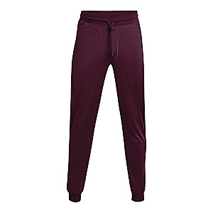 Under Armour Men's Standard Sportstyle Tricot Joggers, (572) Purple Stone / / Black, 3X-Large