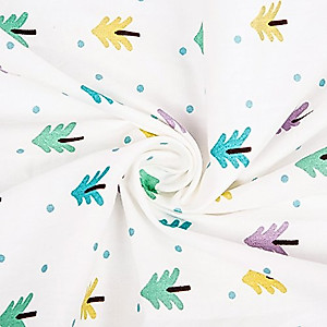 Brandream Dinosaur Crib Bedding Set 3-Piece Babay Boy Nursery Set Woodland Theme | Includes Baby Blanket, Crib Sheet, Crib Bed Skirt