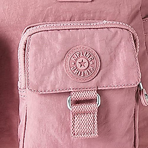 Kipling Womens Women's Cool Defea Bag, Organize Accessories, Adjustable Strap, Nylon Travel Shoulder Bag, Sweet Pink, 13 L x 9.5 H 7.5 D US