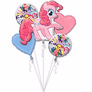 Amscan International 3484401 Pinkie Pie Foil Balloon Group Bouquet
