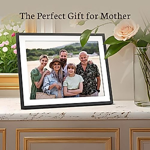 BSIMB 16.2-Inch 32GB WiFi Extra Large Digital Picture Frame, Smart Photo Frame with IPS HD Touchscreen Remote Control, Share Photos&Video via App&Email, Gift for Mother's Day