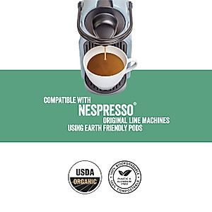 La Natura Lifestyle Organic Marrakesh Green Tea - Caffeine-Free, Refreshing Marrakesh Tea Pods for Nespresso Original Line Machines - Compostable Capsules - Plastic & Aluminum Free (60 Count)