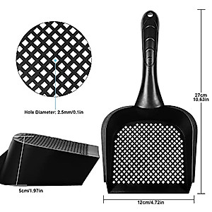 DHXYZZB Cat Kitty Litter Scoop Small Holes Fine Litter Scooper Shovel for Cat Dog Rabbits Hamster Snake Sifter Scoop High Qulity PVC Non-Toxic (2.5mm Hole)