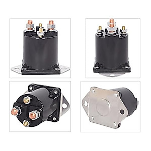 Clubcar Solenoid 12V Replaces OEM 1013609, 1012275, 240-20013, 435-154, Golf Cart Solenoid for 1984 Newer Club Car DS Precedent
