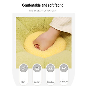 Uewidiod Office Chair Cushion Petal Pillow Student Home seat Thick Cushion Tatami futon Cushion (48cm/19inch, White 3)