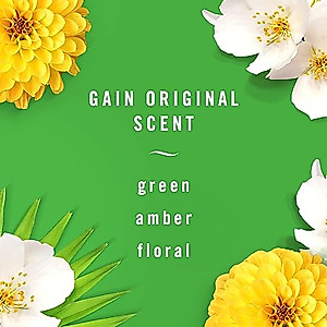 Febreze Wax Melts, Wax Melt Warmer Cubes, Wax Warmer Cubes, Pack of 6, 3 Gain Original Scent and 3 Downy April Fresh Scent, 6 Wax Melt Cubes per Pack, Air Freshener