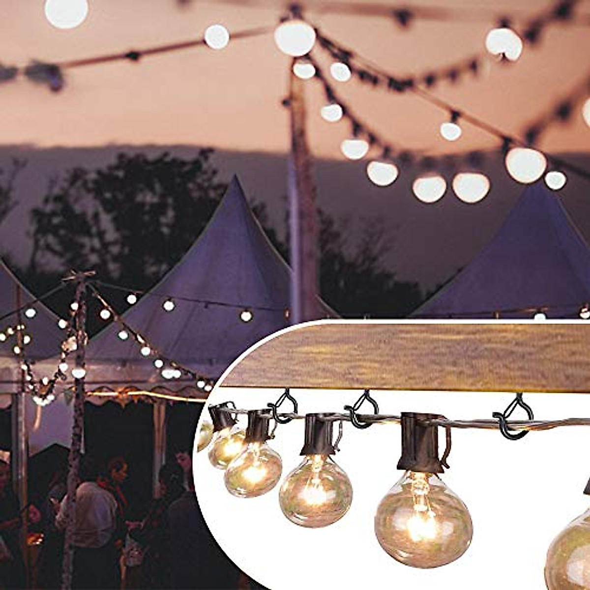 ZK Home 15 Pack Q Hanger Hooks Outdoor Screw Hooks with Safety Buckle Design, Easy Release Outdoor Wire & Christmas Light Hanger