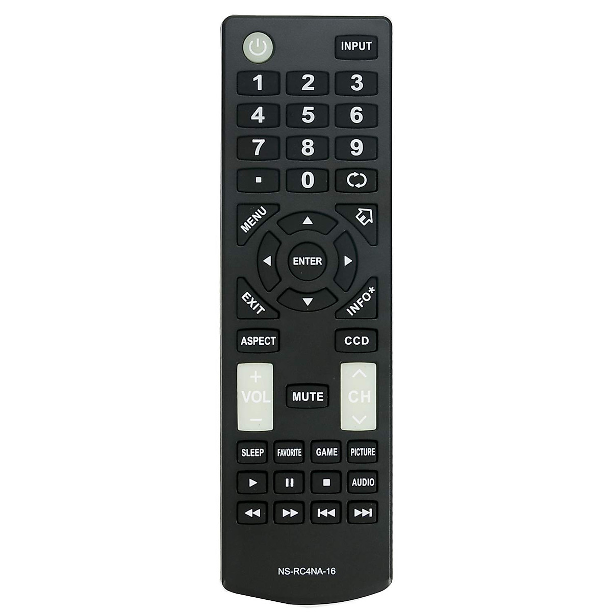 New NS-RC4NA-16 Remote Control Suit for Insignia LED HDTV NS-39D220NA16 NS-24D420NA16 NS-32D420NA16 NS-40D420NA16 NS-43D420NA16 NS-48D420NA16 NS-50D420NA16 NS-55D420NA16 NS-50D421NA16 NS-55D421NA16