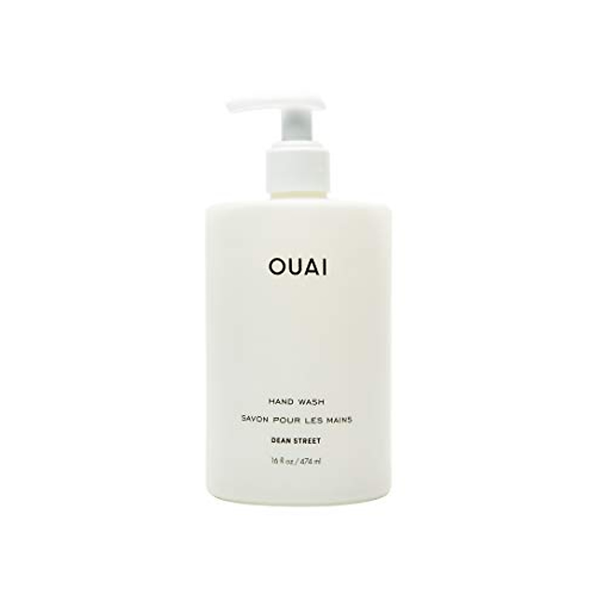 OUAI Hand Wash and Hand Lotion, Moisturizes and Exfoliates with Daily Use, Made with Jojoba Esters, Avocado and Rosehip Oils, Dean Street Scent, 16 oz each…