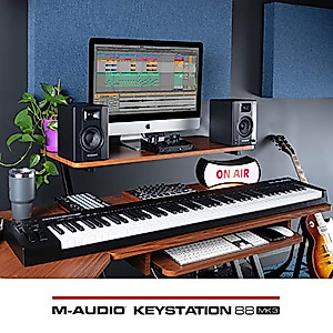 M-Audio Keystation 88 MK3 – 88 Key Semi Weighted MIDI Keyboard Controller for Complete Command of Virtual Synthesizers and DAW parameters
