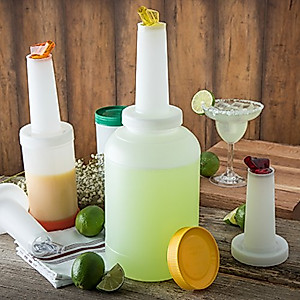Carlisle FoodService Products Stor N' Pour Plastic Bottle Pourer, Bar Service Pack, Bar Supplies With Bar Service Part For Bar, Assorted