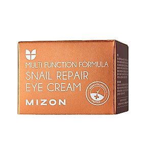 MIZON Snail Line Snail Repair Eye Cream, natural treatment, wrinkle treatment, fine line, hydrating, healthy skin, Korean skincare (0.84 oz)