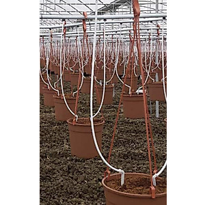 White Drip Irrigation Micro Distribution Poly Tubing 1312' Foot Roll (Size 1/8" or .125 x .187) Professional Grower, Greenhouse & Hydroponics Grade (1300' Foot Roll White Tubing)