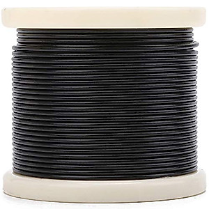 WAYSKA String Light Hanging Kit with 250 Ft Nylon Coated Stainless Steel 304 Wire Rope, String Light Cable with Turnbuckles and Hooks for Patio, Outdoor and Backyard Lighting Accessories