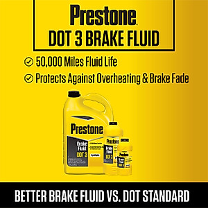 Prestone AS400 DOT 3 Synthetic Brake Fluid - 12 oz.