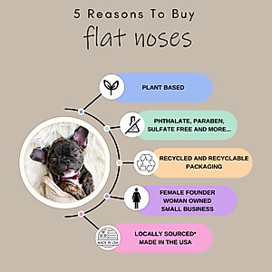 Flat Noses Pet Calming Mist - Pure Organic Lavender - Relieve Dog Stress from Fireworks, Travel, Vet Visits, Separation Anxiety- Aromatherapy Anti-Anxiety Stress Reliever- 8 oz Calming Spray for Dogs