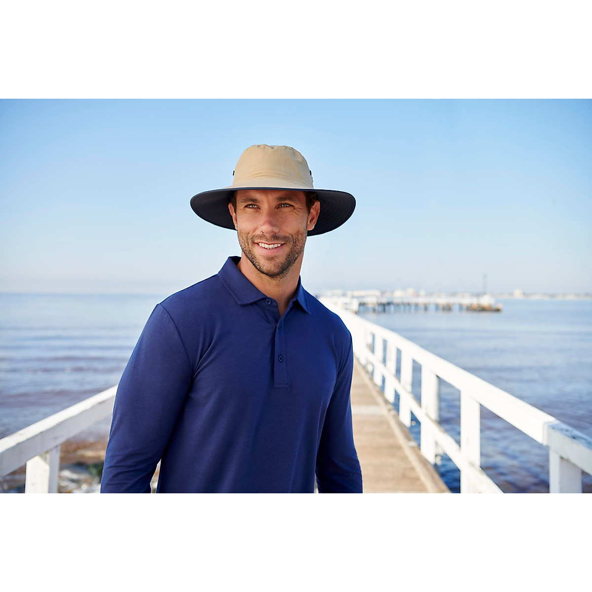 Solbari Traveller Broad Brim Sun Hat UPF50+ Uv Protection, Sun Protective Hat White/Pink S