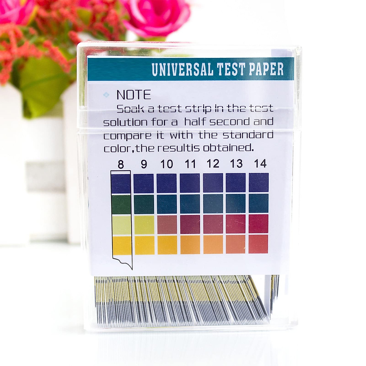 PH Test Strips, PH Paper 0‑14 Scientific Range Precise for Soil Laboratory