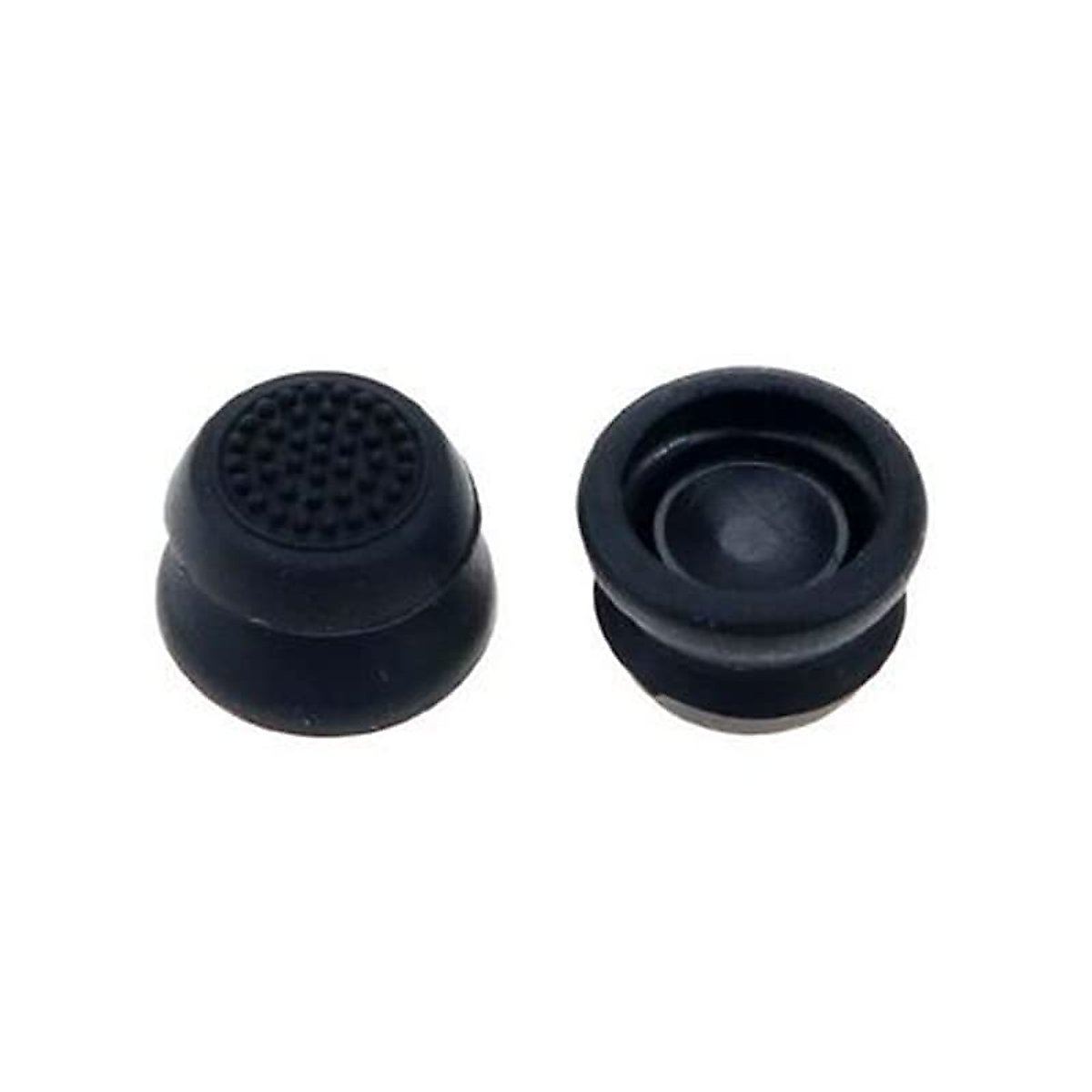 2PCS Silicone High Analog Joystick Extender Cap for PS4 Pro Slim PS3 Xbox 360 Xbox One Controller Gamepad Replacement (Black)