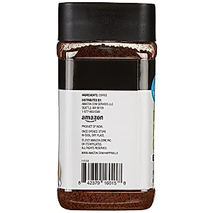 Amazon Brand - Happy Belly Classic Roast Decaf Instant Coffee, 7 Ounces