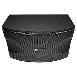 Pair RockvilIe KPS80 8" 800w Speakers w/Wall Brackets for Restaurant/Bar/Cafe