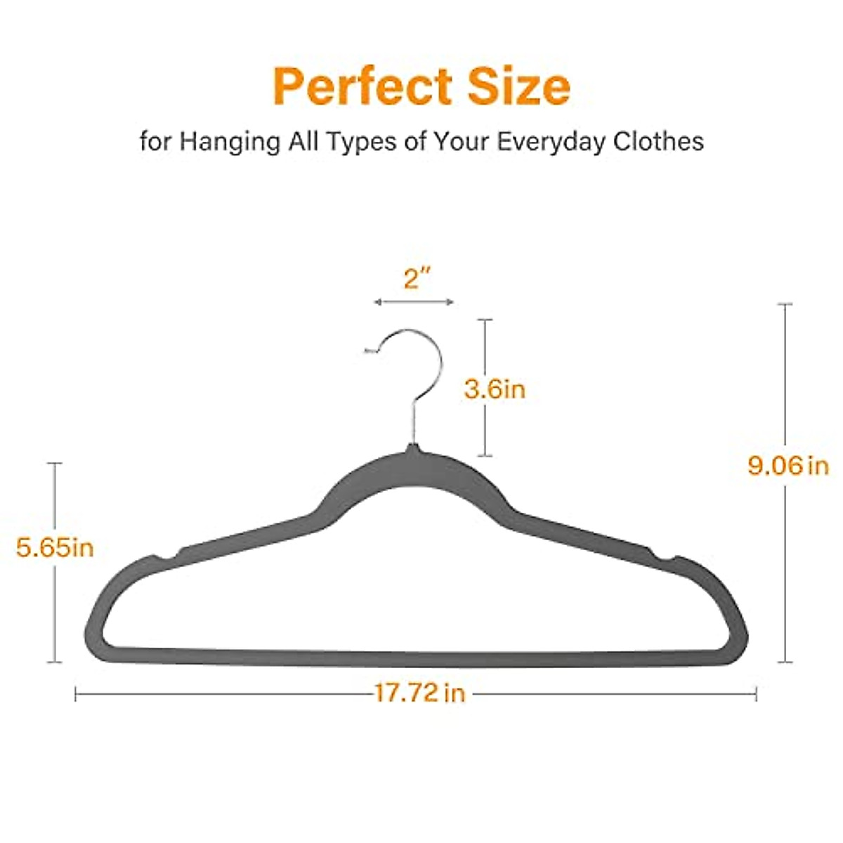 BAGAIL 100 Velvet Hangers