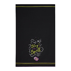 DII Witchful Thinking Collection Halloween Kitchen Décor, Dish Towel Set, 18x28, Stay for a Spell, 3 Piece