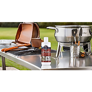 Stainless Steel Rust Remover & Cleaner, Soft Cleanser, NSF Approved Safe for Food Areas. Non-Toxic for Appliances Perfect for Rust Stains, Your Fridge, Cybertruck and more (8.5 oz)