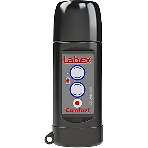 LABEX Comfort Electrolarynx, Electronic Speaking Device for Laryngectomees, Artificial Larynx by Labex (Extended Functionality & Two Adjustable Talk Buttons) (Black)