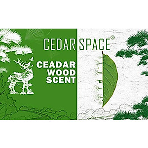 Cedar Space Cedar Blocks for Clothes Storage Set of 24, Cedar Sachets 12-Pcs Lavender Sachets 12-Pcs, 100% Aromatic Red Cedar Accessories for Wardrobes Closets and Drawers
