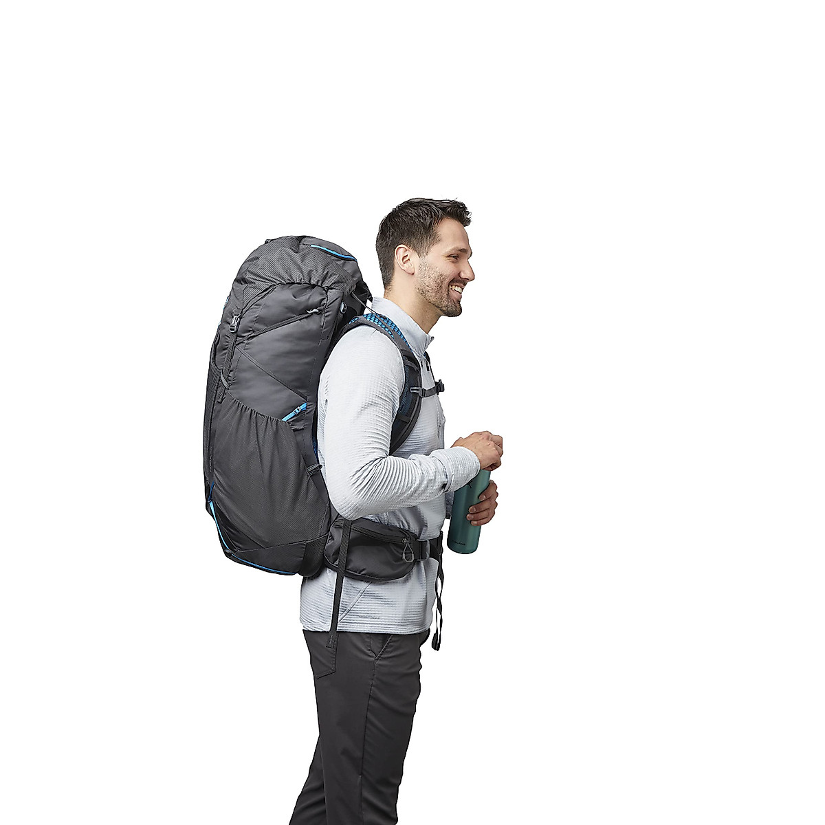 Gregory Mountain Products Men's Focal 58, Ozone Black, Medium