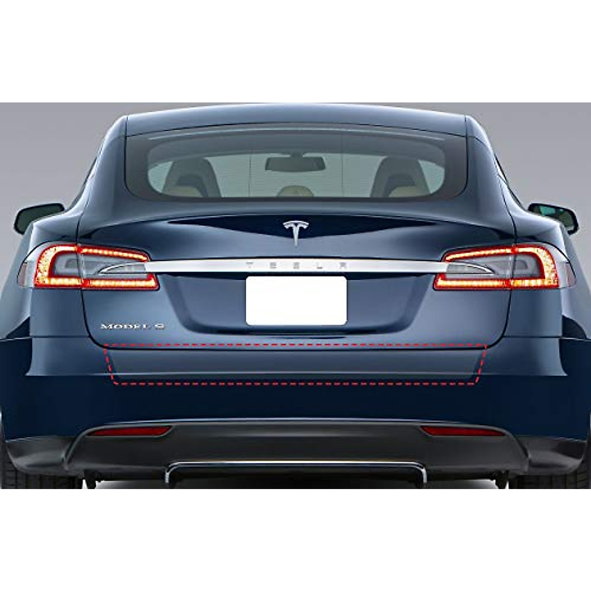 Yellopro Auto Custom Fit Tesla Model S 2017 2018 2019 2020 3M Scotchgard Pro Trunk Rear Bumper Edge Protector PPF Clear Bra Paint Anti Scratch Guard Self Healing Decal Sticker Cover Film Kit