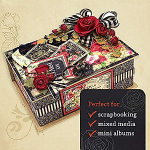 Graphic 45 Rose Bouquet Collection—Triumphant Red Paper Flowers, Multi