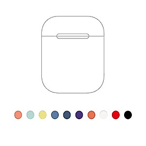 HappyCover Compatible for Airpods Case 2 & 1, Protective Silicone Cover Skin for Airpods Charging Case (Rosy)