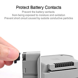 O'woda Lipo Battery Bag for DJI Air 2S / Mavic Air 2, 3 Pack Batteries Storage and Charge Protection Pouch with Charging Port Protective Cap for DJI Mavic Air 2 / Air 2S Accessories