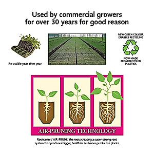 Tierra Garden 50-9000 Haxnicks Rootrainers Seed and Cutting Propagation Kit - Deep