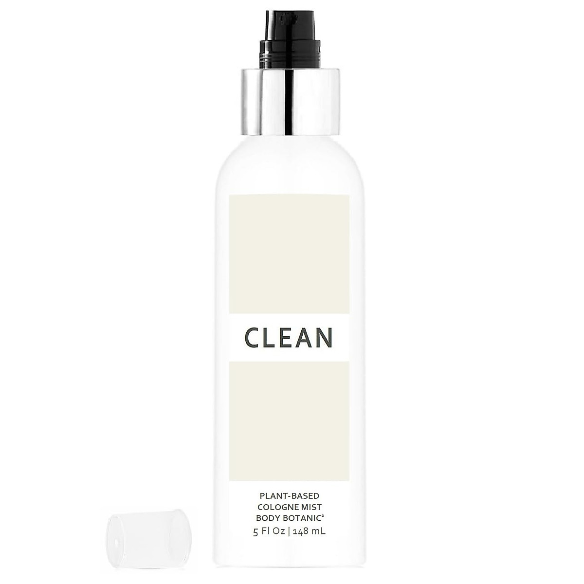 CLEAN ALCOHOL-FREE Fine Fragrance Mist by Body Botanic 5 Fl Oz 148 mL - the Simply Fresh Scent of Pure Soap, Cool Water and Clean Cotton - with Plant Extracts
