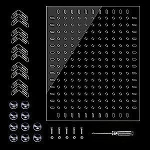 Aquarium Divider Clear 10 Gallon/20-Gallon (EH) Fish Tank Divider with Suction Cups Accessories