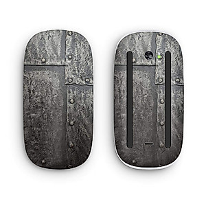 Design Skinz Bolted Steel Plates Vinyl Decal Compatible with The Apple Magic Mouse 2 (Wireless, Rechargable) with Multi-Touch Surface
