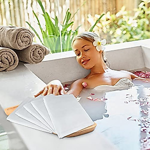 METCRY 50 Pieces of Plastic Sheeting for Body Wraps, 83x47 Inch Thick Plastic Sheeting for Body Wraps, Disposable Film Bathtub Sauna Accessories for Beauty Salon Spa Sauna