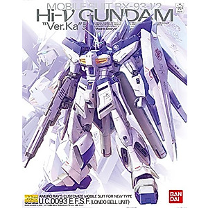Bandai Hobby MG 1/100 RX-93-2 Hi-Nu Gundam Ver.Ka Char's Counterattack Model Kit, Model Number: BAN192078