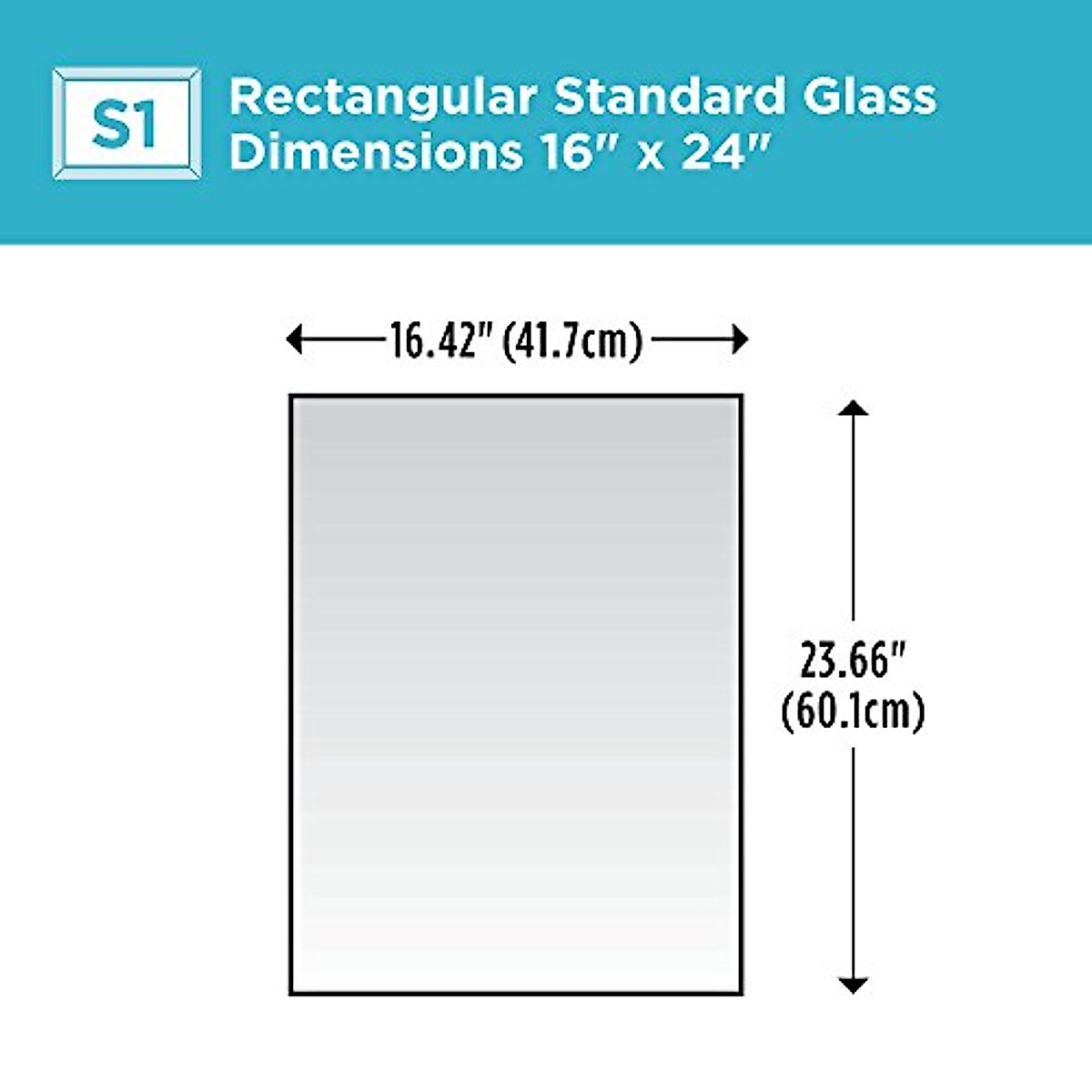 Delta Wall Mount 21 in. x 28 in. Small (S1) Rectangular Framed Float Mounting Bathroom Mirror in Matte White with Standard Glass