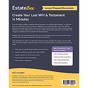 Legal Will Kit: Make Your Own Last Will & Testament in Minutes.... (2023 U.S. Edition)