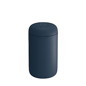 Fellow 16 oz Carter Everywhere Travel Mug - Wide Mouth Vacuum-Insulated Stainless Steel Coffee Mug - Tea and Coffee Tumbler - Travel Coffee Mug with Ceramic Interior - Stone Blue