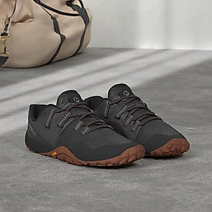 Merrell mens Trail Glove 6 Sneaker, Black/Gum, 10.5 US